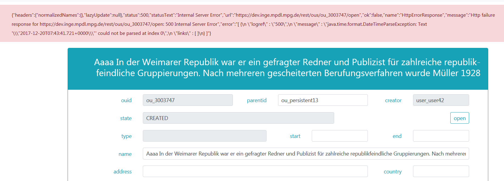 Change OU to status "open" not possible -> browser issues · Issue #22 · MPDL/PubManAdmin · GitHub