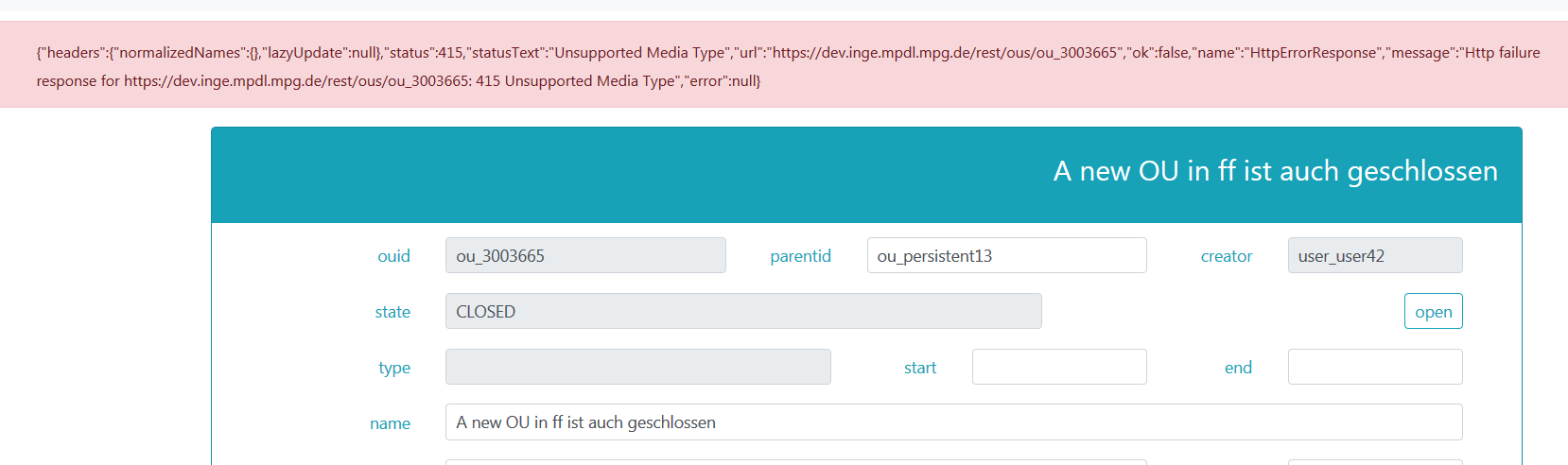 Change OU to status "open" not possible -> browser issues · Issue #22 · MPDL/PubManAdmin · GitHub