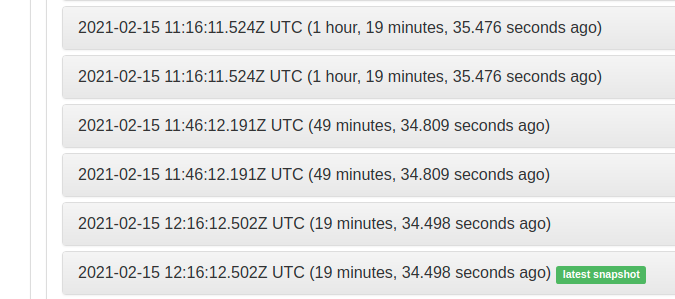 [UI] No snapshots found in the backups tab · Issue #1365 · zalando/postgres-operator · GitHub