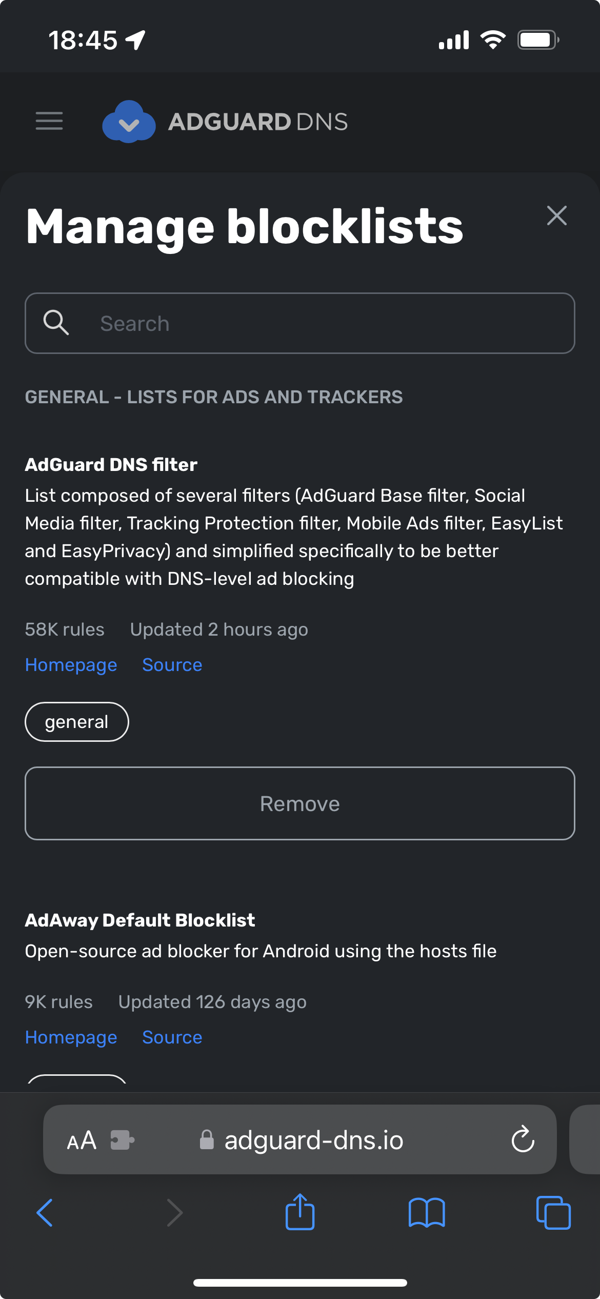Make blocklist section headings more obvious · Issue #685 · AdguardTeam/AdGuardDNS · GitHub
