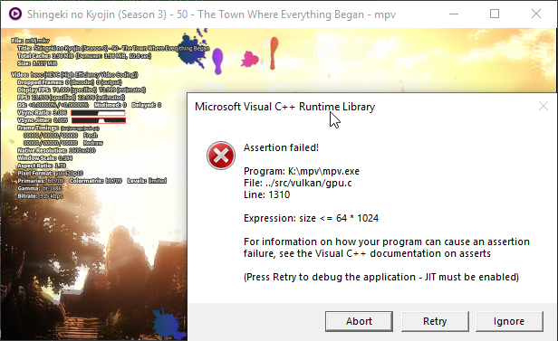 [libplacebo] OSD crash · Issue #6677 · mpv-player/mpv · GitHub