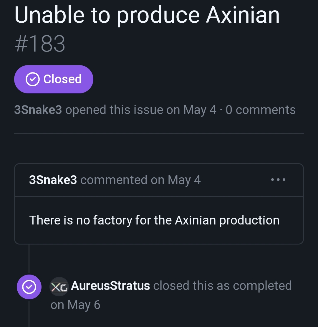 Old Unfixed bugs. Fix it please · Issue #220 · AureusStratus/ExoGenesis · GitHub