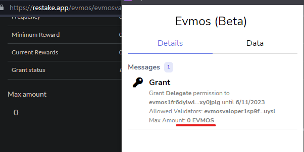 Error: Max tokens = 0 · Issue #523 · eco-stake/restake · GitHub