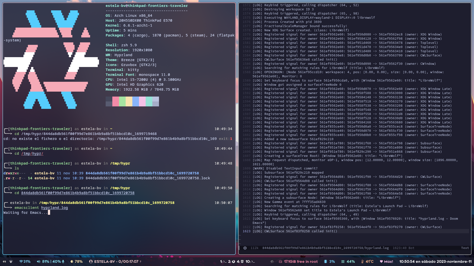 Firefox based applications fail to render properly · Issue #3830 · hyprwm/Hyprland · GitHub