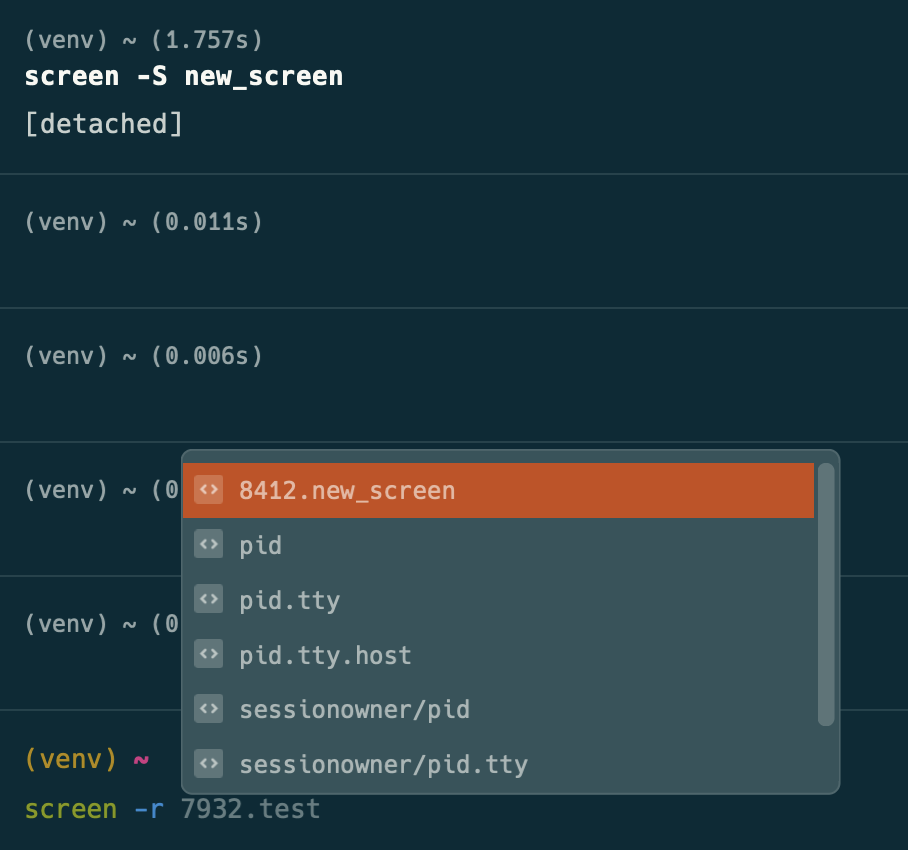 Screen -r autocompletion · Issue #1635 · warpdotdev/Warp · GitHub
