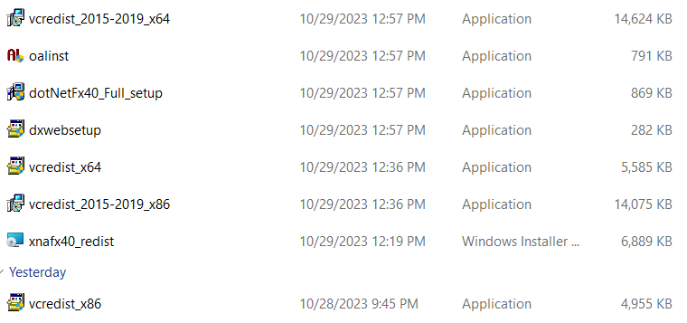 Error when choosing a Model (I downloaded 2015-2022 VC Redist x64) · Issue #39 · Babyhamsta ...