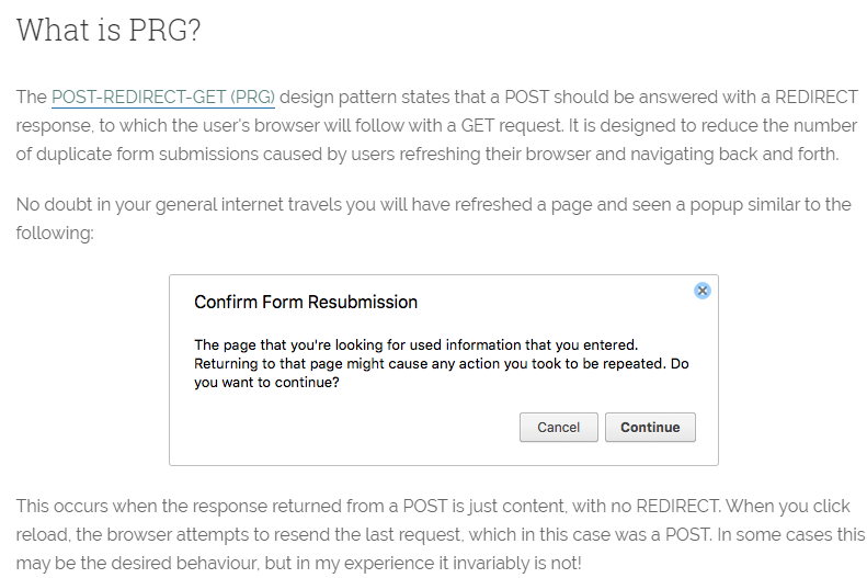 Make some controller actions consistent with PRG design pattern · Issue #6089 · nopSolutions ...