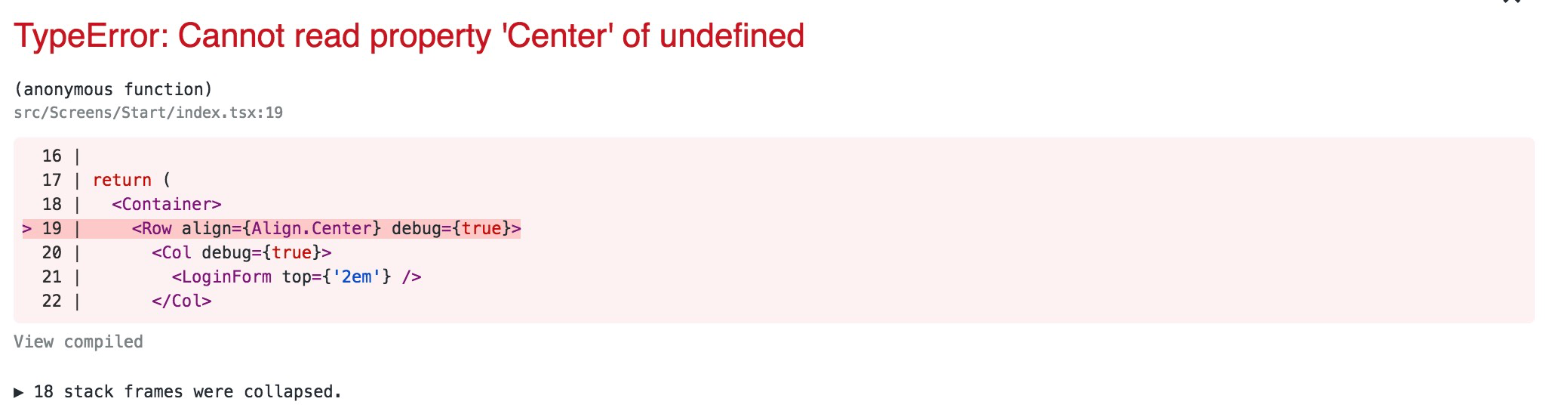 Align doesn't work with TypeScript · Issue #60 · sealninja/react-grid-system · GitHub