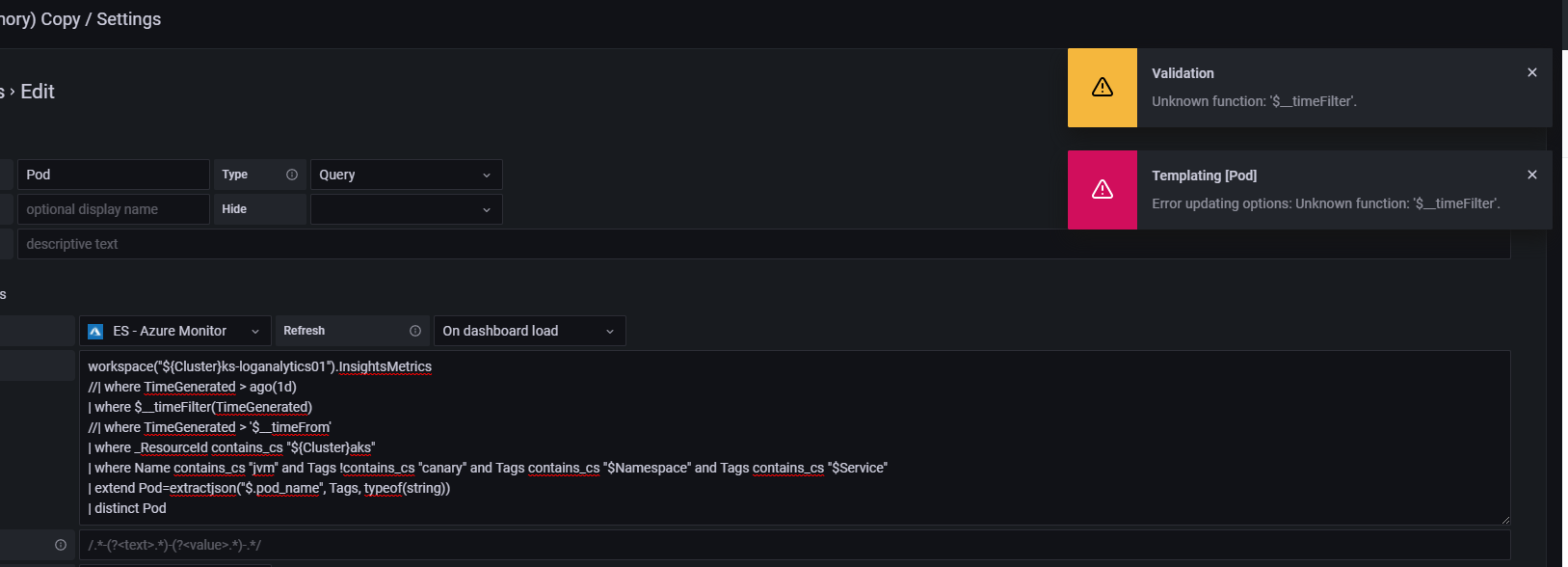 Time macros not working in Variable query against Azure Monitor datasource · Issue #36490 ...