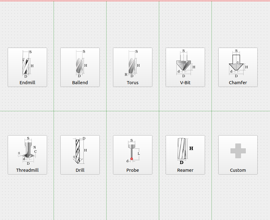 [feature Request] An Easy Way For Users To Add Standard Endmills And Tool Bits · Issue 9625