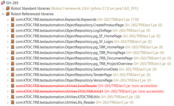 RED.xml - Library specification file was not generated for 'Library.class.name' library · Issue ...