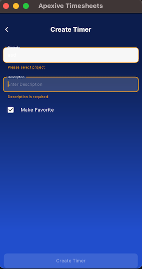 [DRAFT] Bugs found - Timers Screen · Issue #53 · djangoflow/flutter-odoo-timesheets · GitHub