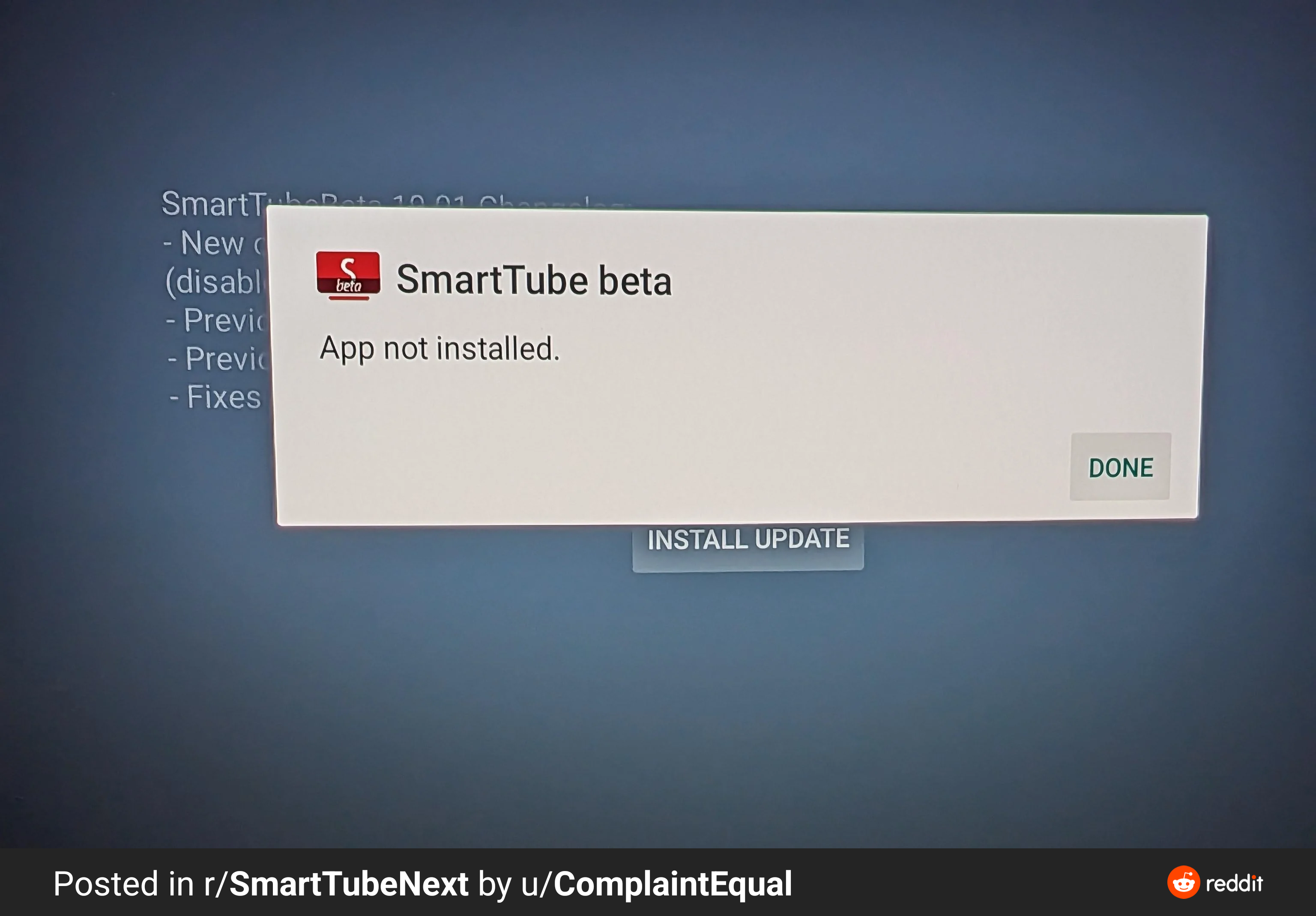 Refusal To Update With No Info As To Why · Issue 2977 · Yuliskovsmarttube · Github 