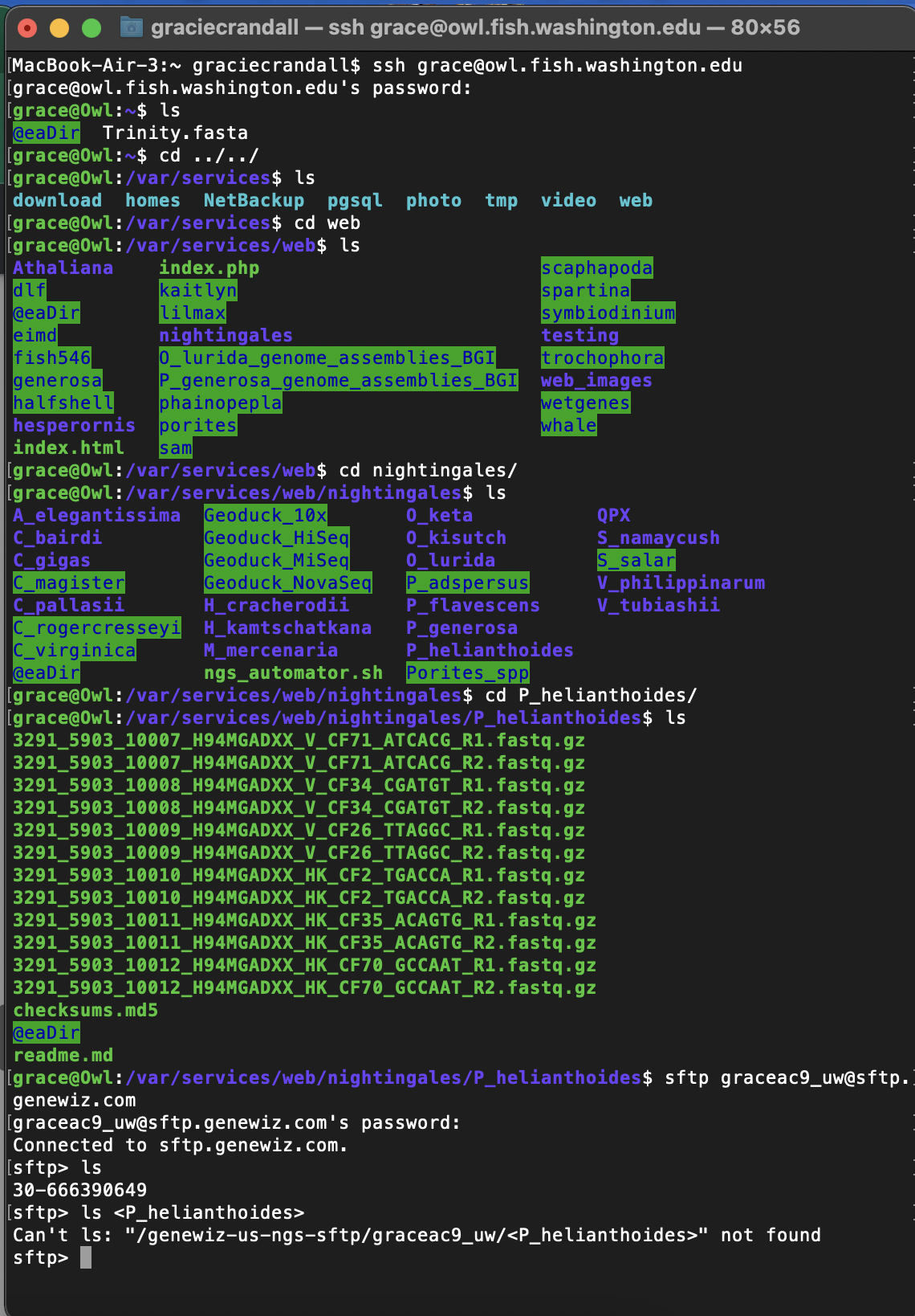 transferring RNAseq data from Azenta (FKA Genewiz) server to owl · Issue #1460 · RobertsLab ...