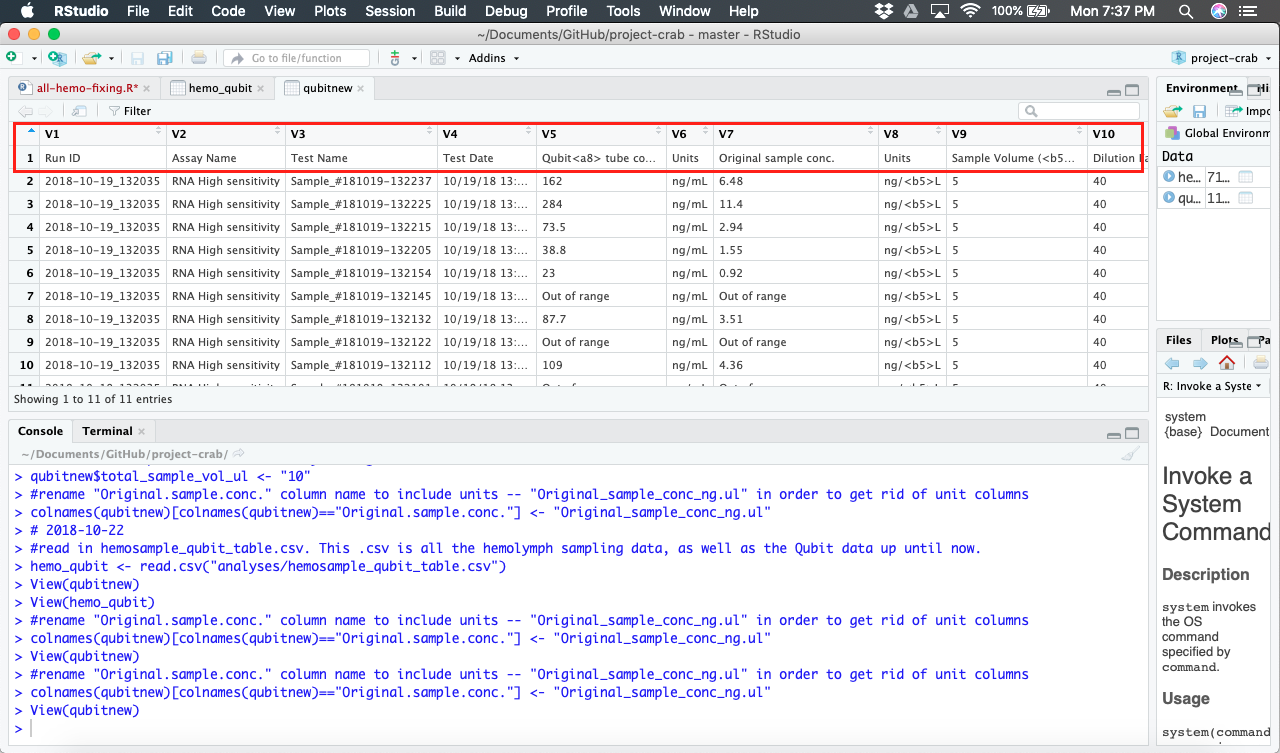 can't read.csv from OWL into R · Issue #447 · RobertsLab/resources · GitHub