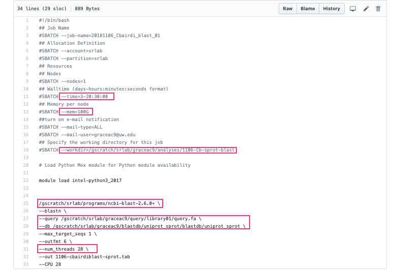Request input: BLAST script for Mox · Issue #470 · RobertsLab/resources · GitHub