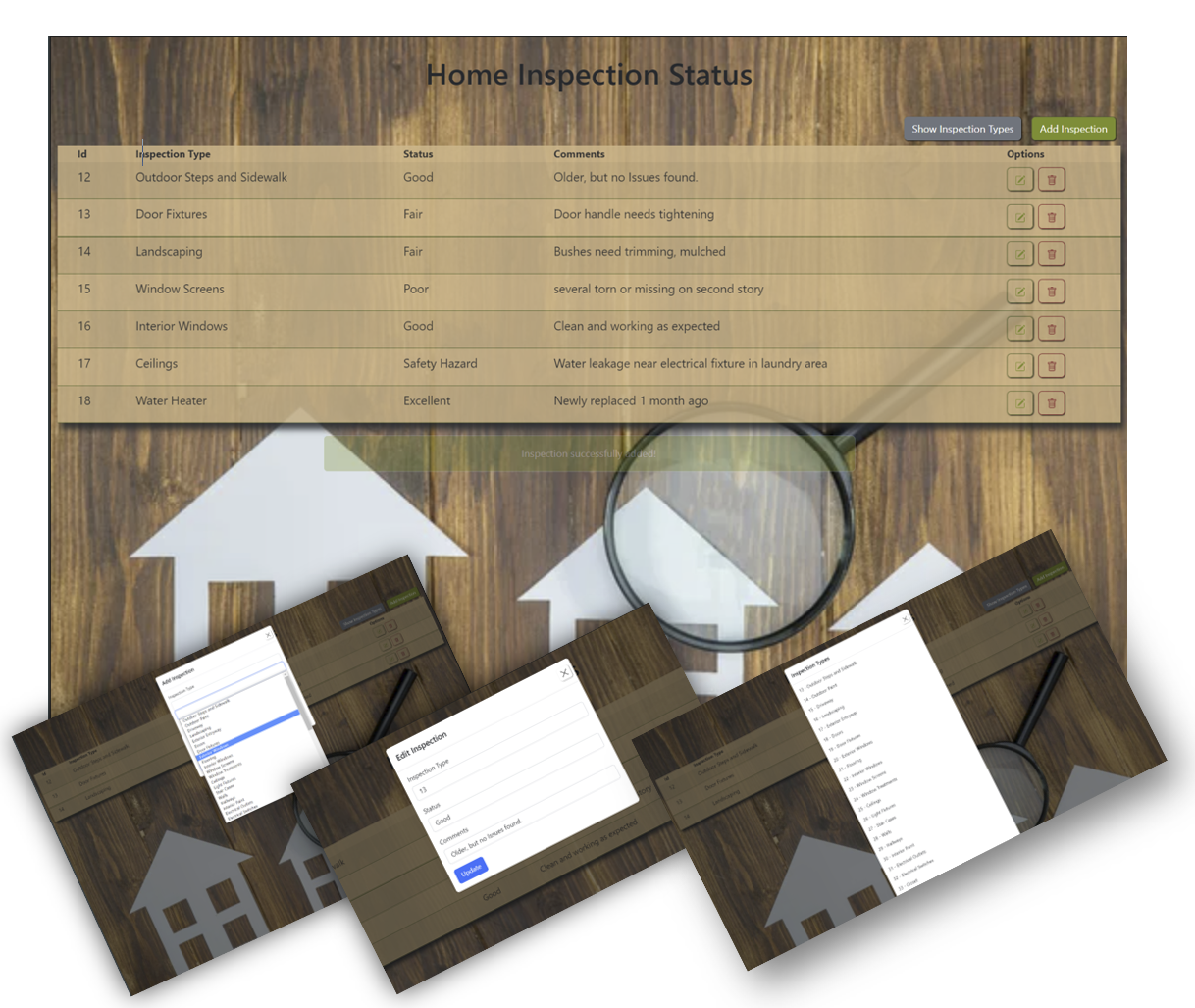 GitHub - StephanieLakin/InspectionWebApp: Angular Project