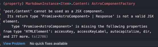 🐛 BUG: formatting error for rendering markdown.Content · Issue #240 · withastro/language-tools ...