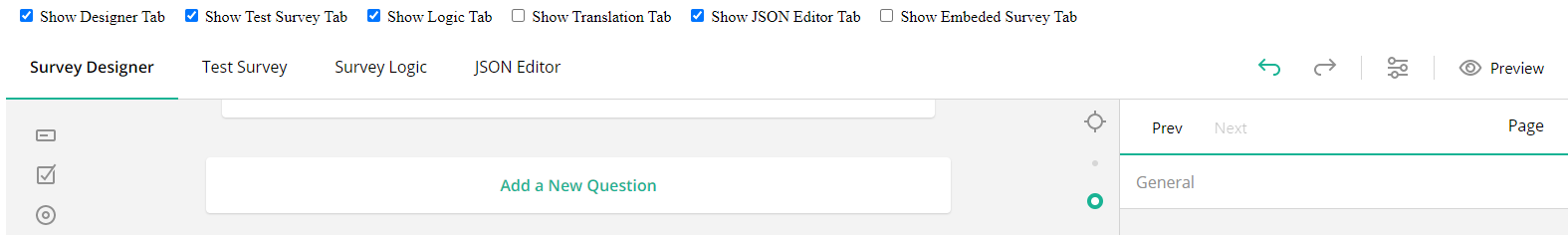 Toolbar and Property Grid header should be one level · Issue #1376 · surveyjs/survey-creator ...
