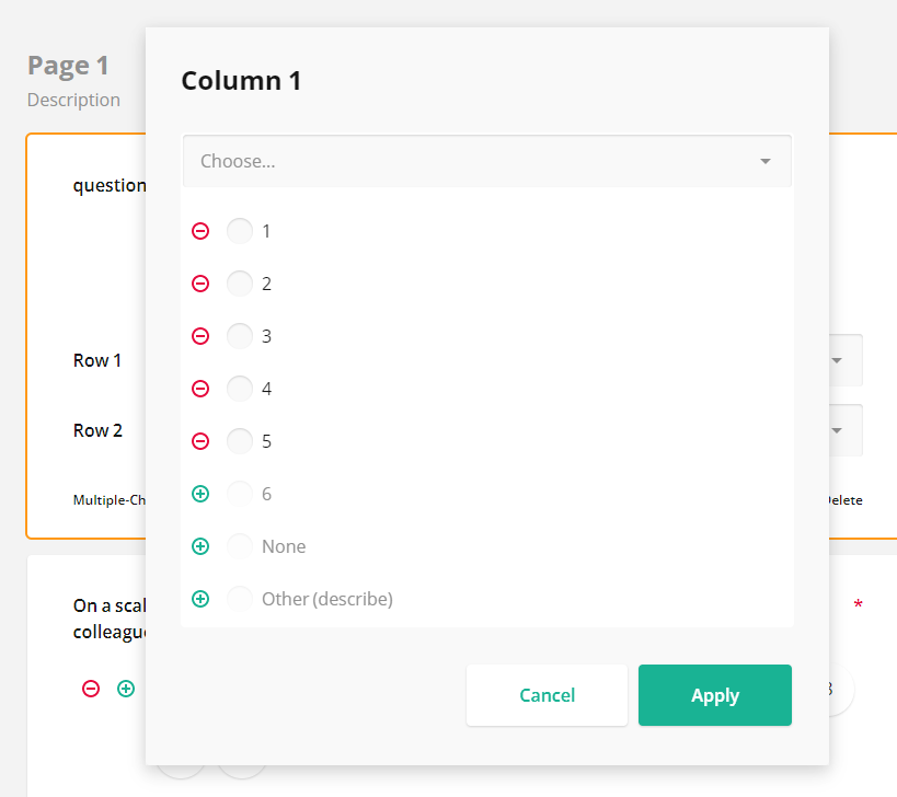 The Column Editor Has Incorrect Styles · Issue 3231 · Surveyjs Survey