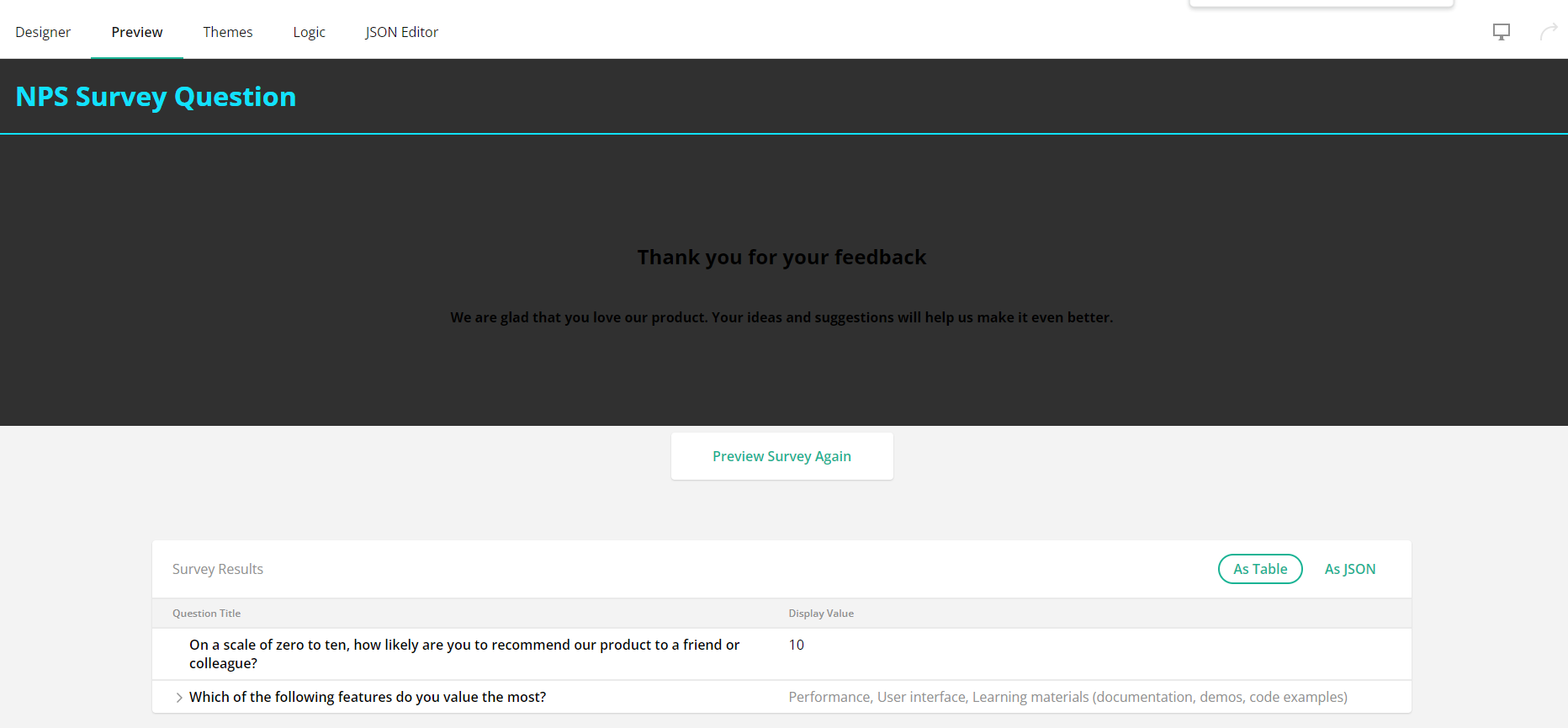 Theme builder/Preview : strange resulting page · Issue #4371 · surveyjs/survey-creator · GitHub