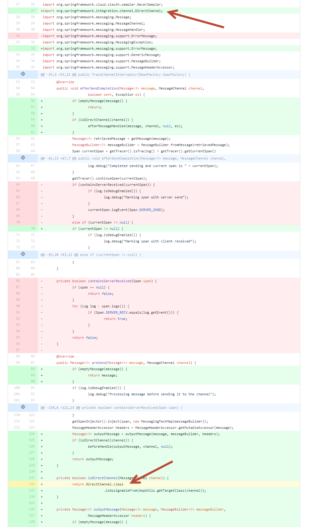 Spring Cloud Sleuth no longer works without Spring Integration on the classpath · Issue #976 ...