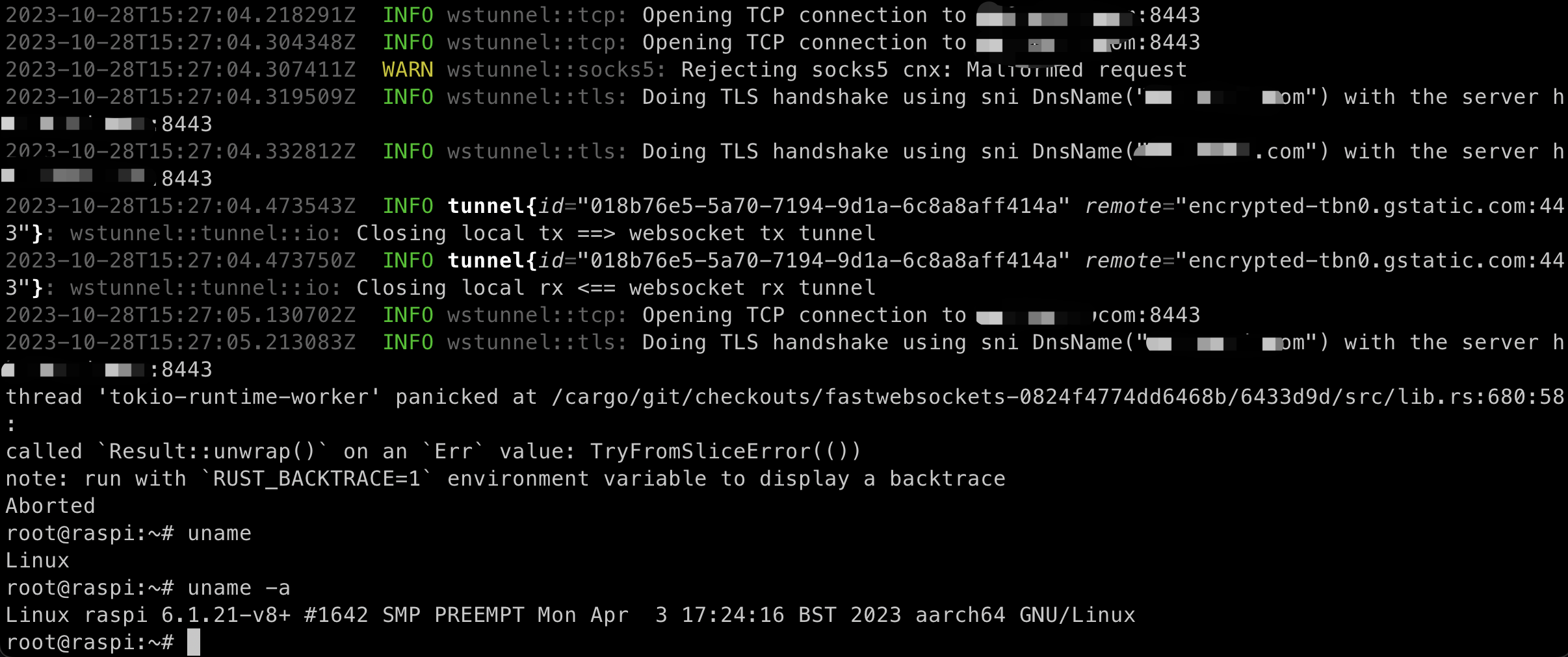 arm64 build crashes on socks5 mode · Issue #175 · erebe/wstunnel · GitHub