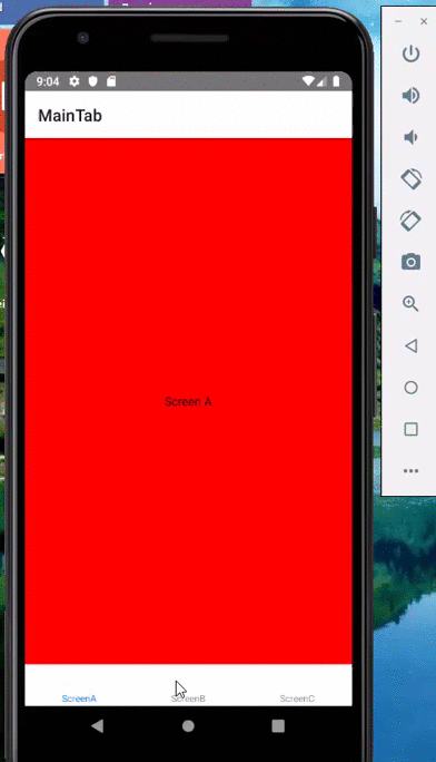 Screen Does Not Appear But Is Still Mount Combination