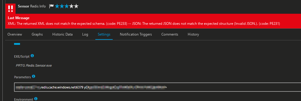 XML: The returned XML does not match the expected schema. (code: PE233) -- JSON: The returned ...