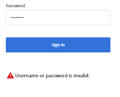 Username or password is invalid message for expired password · Issue ...