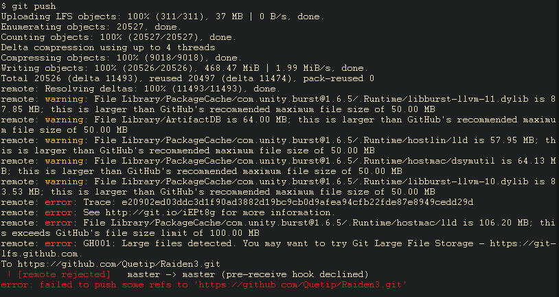 Library Directory Size too Large · Issue #1 · Quetip/Raiden3 · GitHub