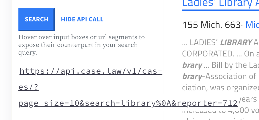 Search: wrapping of API call needs fixing · Issue #1662 · harvard-lil/capstone · GitHub