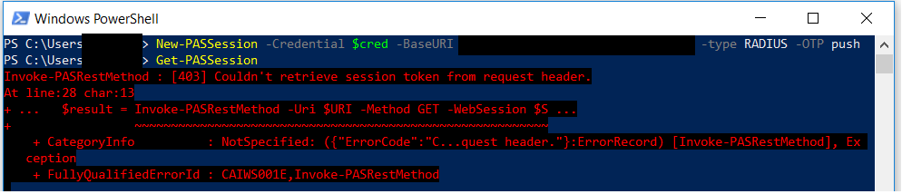 Error Code CAIWS001E · Issue #189 · pspete/psPAS · GitHub Error Code CAIWS001E · Issue #189 · pspete/psPAS · GitHub