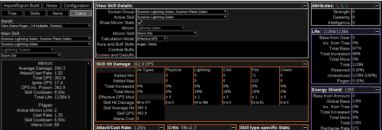 Minion Life Support doesn't affect golems · Issue #753 · Openarl/PathOfBuilding · GitHub