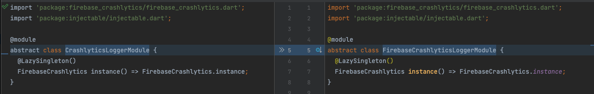 Renaming module causes dependency injection to fail in the runtime ...