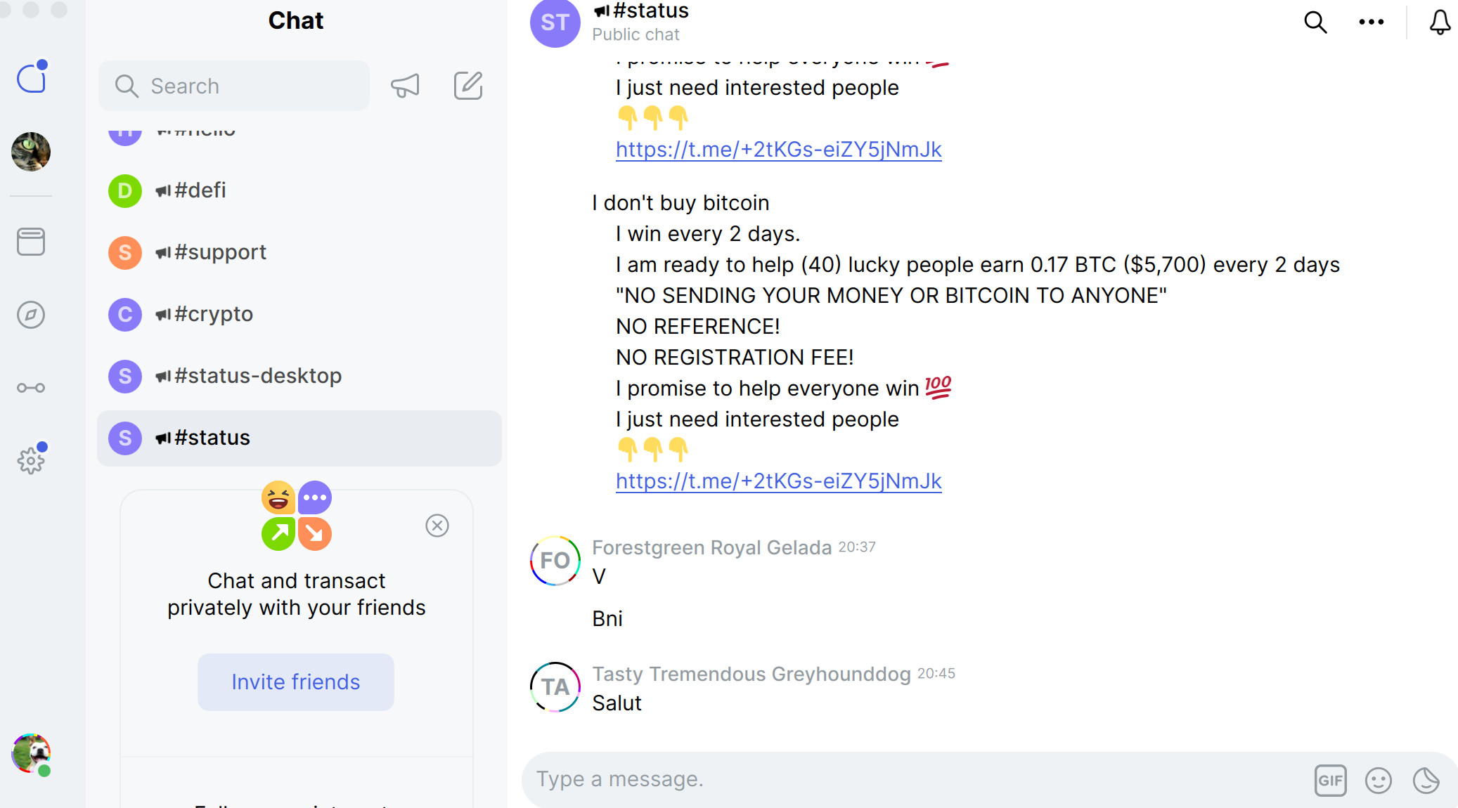 Cannot fetch the last messages after leaving and rejoin a public chat · Issue #5410 · status-im ...