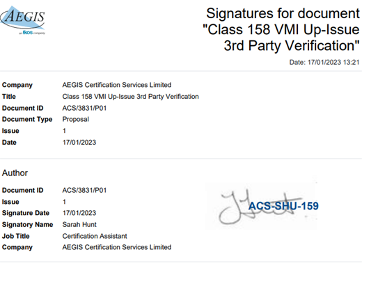 (Old 330) Can submit a single signature document on behalf of someone else, which automatically ...