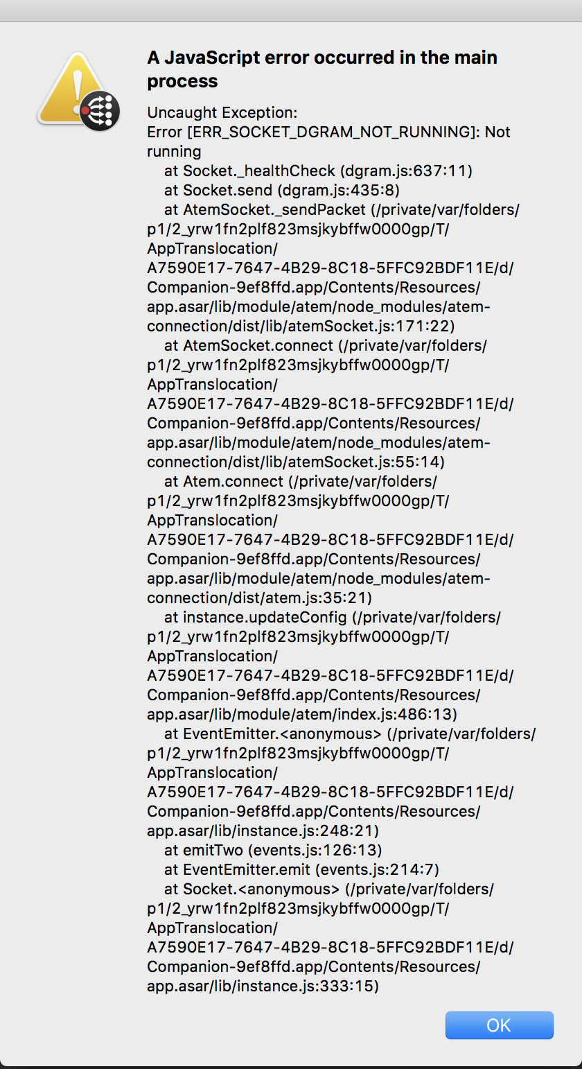 JS Error when renaming an ATEM instance label · Issue #219 · bitfocus/companion · GitHub