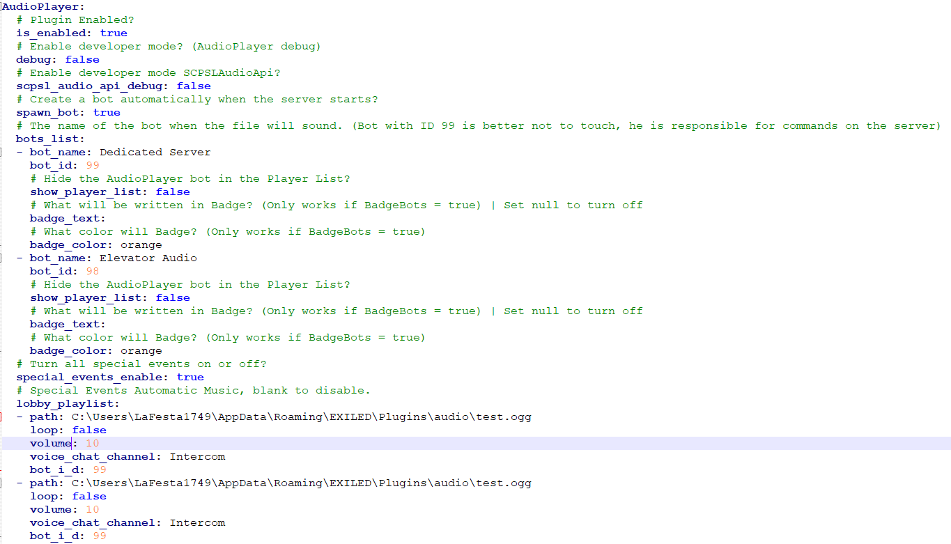 Audio player bot is a player? · Issue #5 · Edren-Baton-Team/AudioPlayer · GitHub