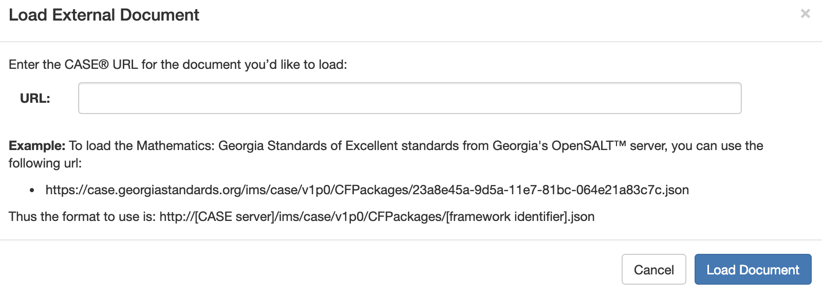 sample external document example doesn't work · Issue #691 · opensalt ...
