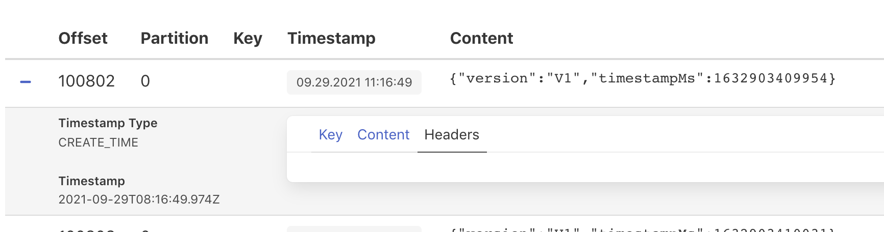 [bug] Messages tab not showing keys and headers · Issue #407 · provectus/kafka-ui · GitHub
