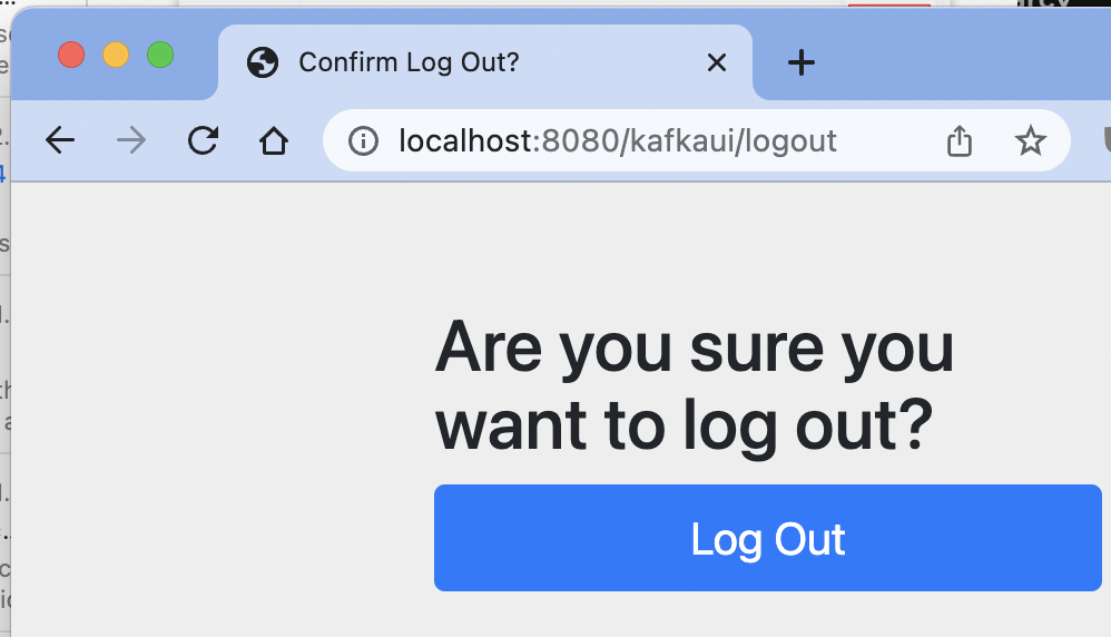 The Logout Func Causes 404 · Issue 3387 · Provectuskafka Ui · Github 7398