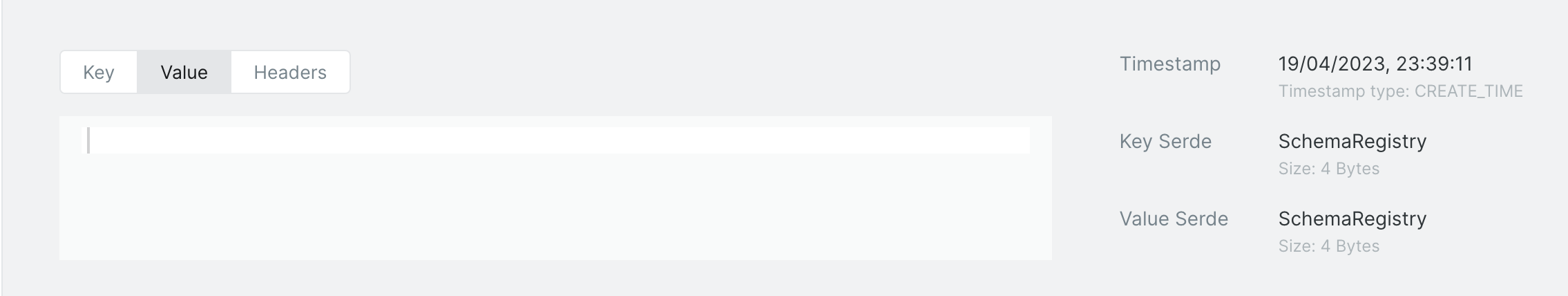 Topic Messages Invalid Size For Null Keyvalue Messages · Issue 3688 · Provectuskafka Ui