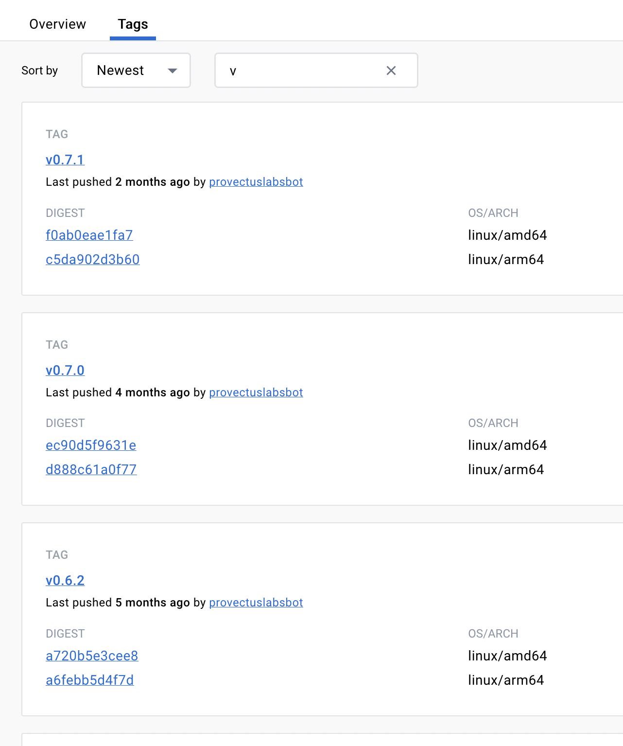 Add Versioned Docker Image Tags to Docker Hub · Issue #4206 · provectus/kafka-ui · GitHub