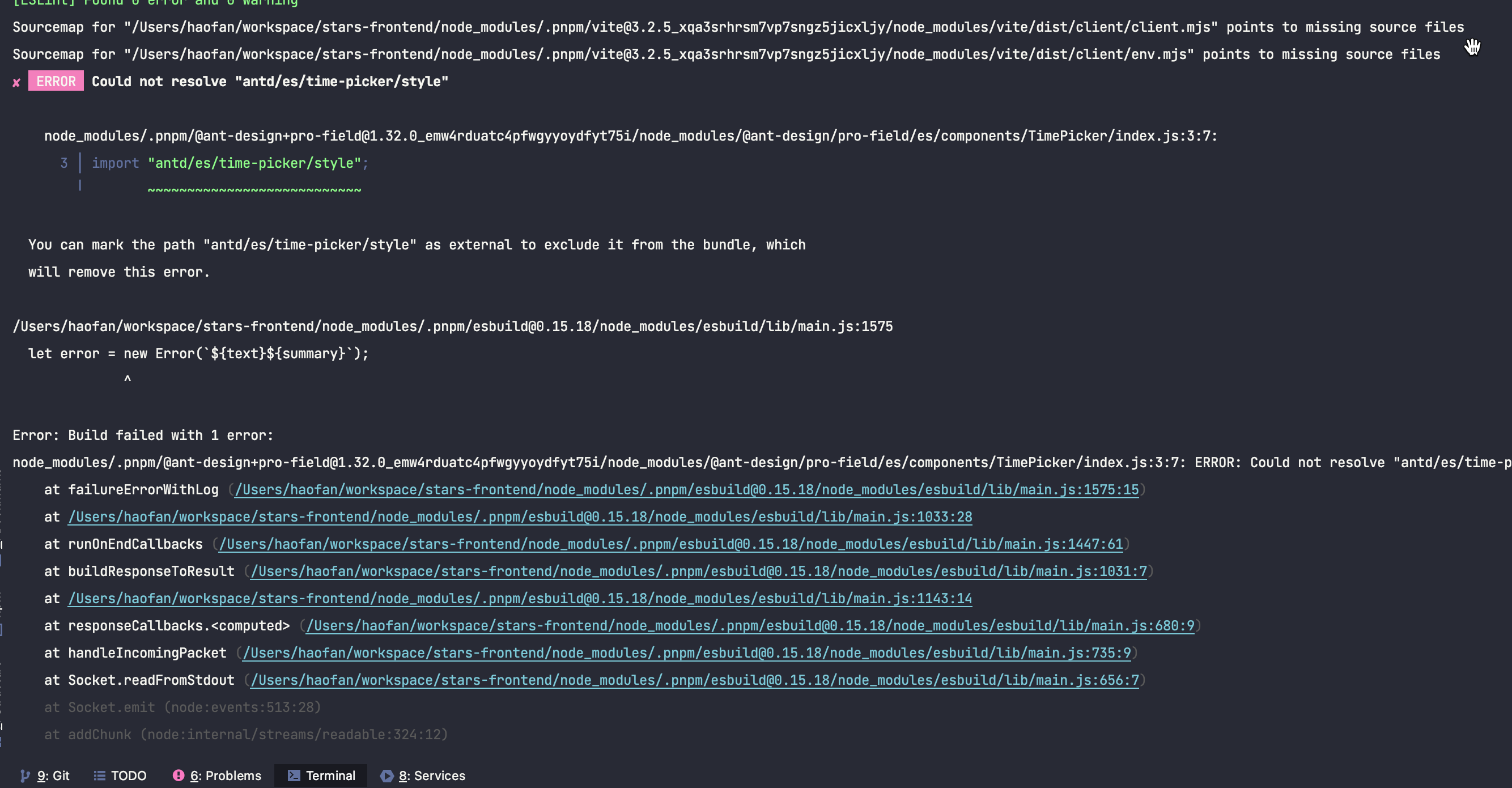 TimePicker引入报错，无法获取Style · Issue #39603 · ant-design/ant-design · GitHub