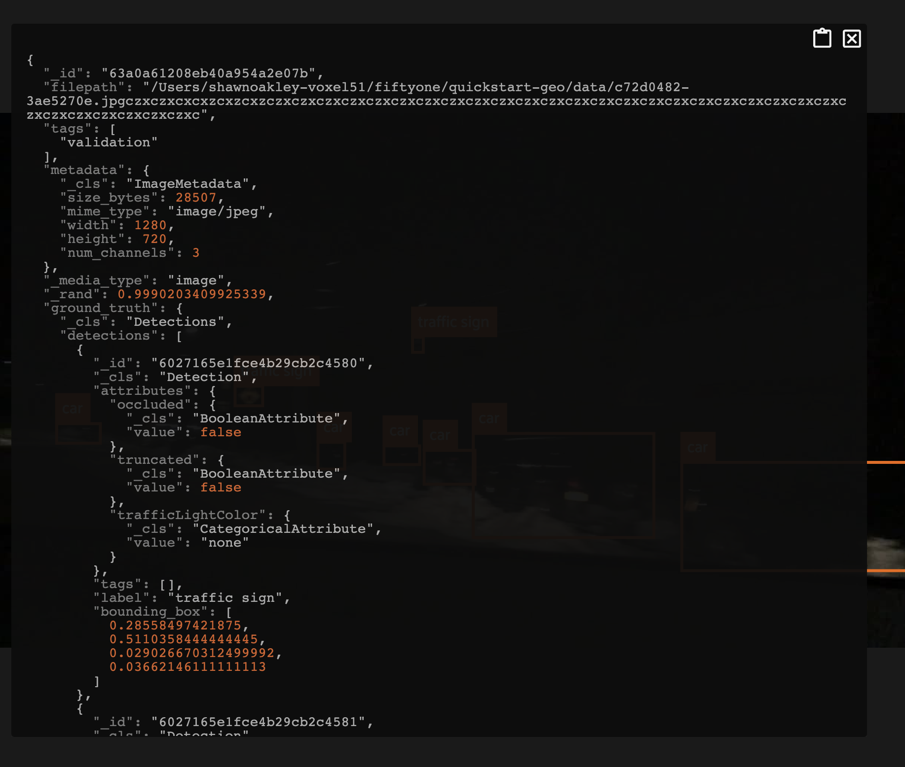 Fr Add Horizontal Scroll Bar To Json Viewer · Issue 2167 · Voxel51fiftyone · Github