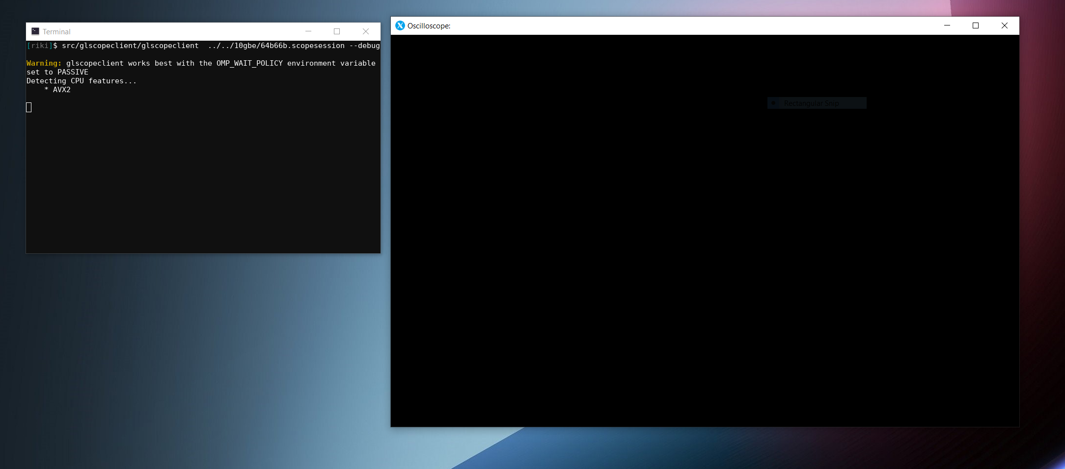 Black screen when starting glscopeclient · Issue #211 · ngscopeclient/scopehal-apps · GitHub