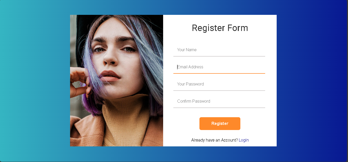 GitHub - SamkeloDevs/Registration-and-Login-Form: I created the login and registration pages ...