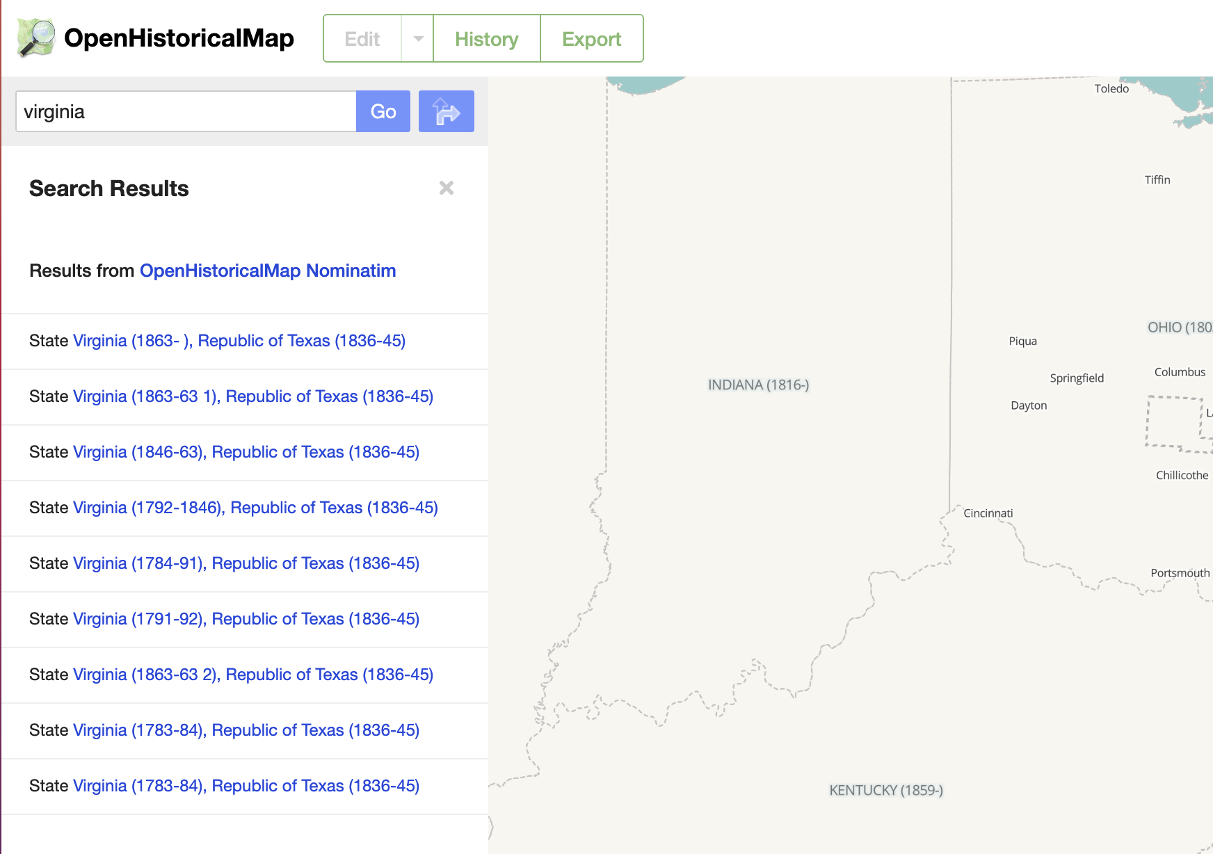 Nominatim doesn't seem to be returning features it *should* (?) · Issue #243 · OpenHistoricalMap ...