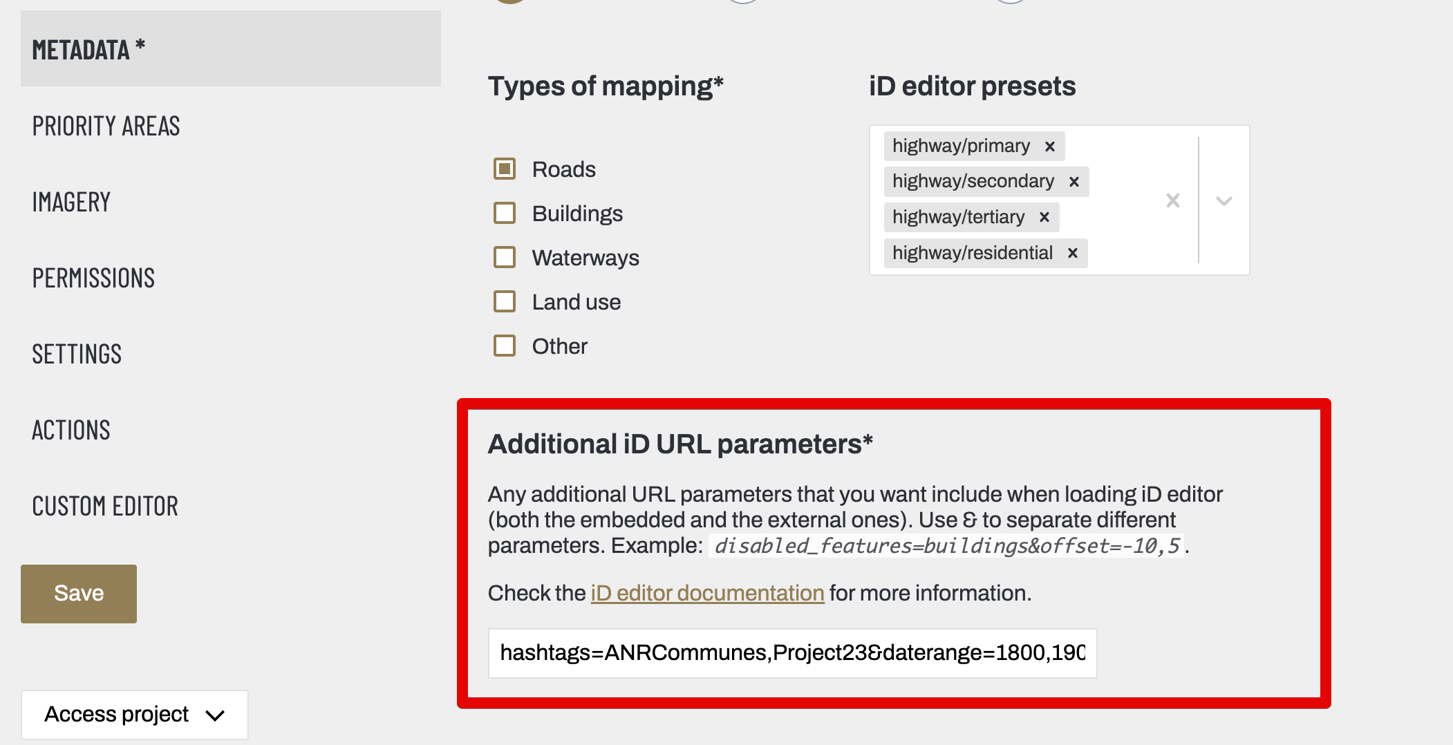 Enable filtering by tag while editing in iD · Issue #512 · OpenHistoricalMap/issues · GitHub